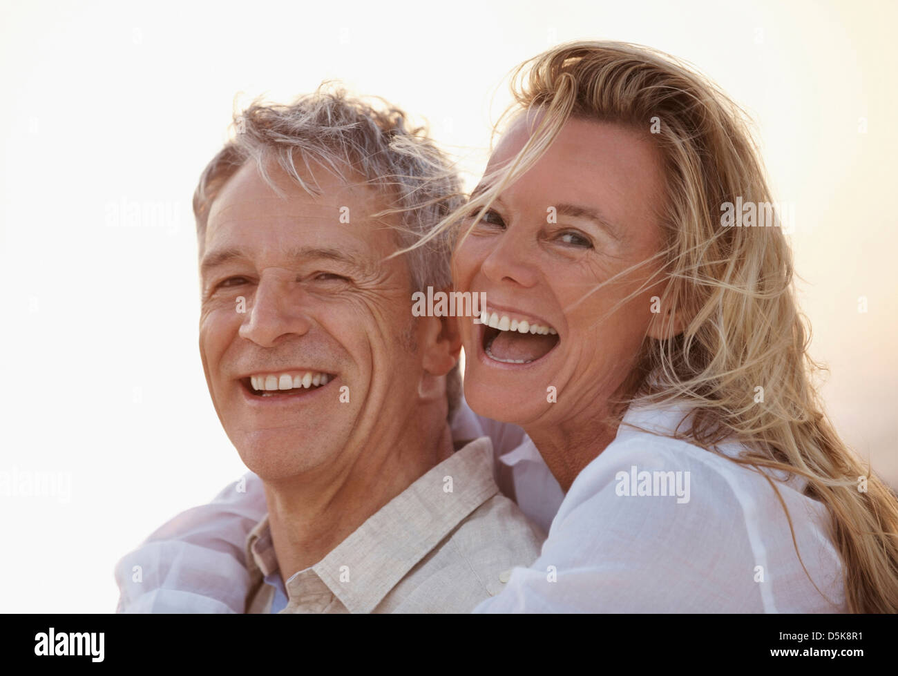 Mature love couple smiling hi-res stock photography and images - Alamy