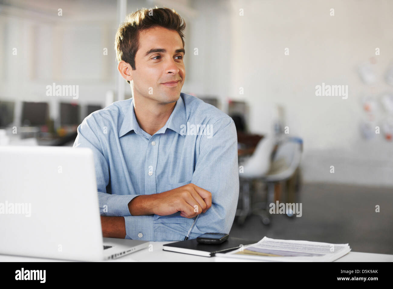 Portrait of man at office Stock Photo - Alamy