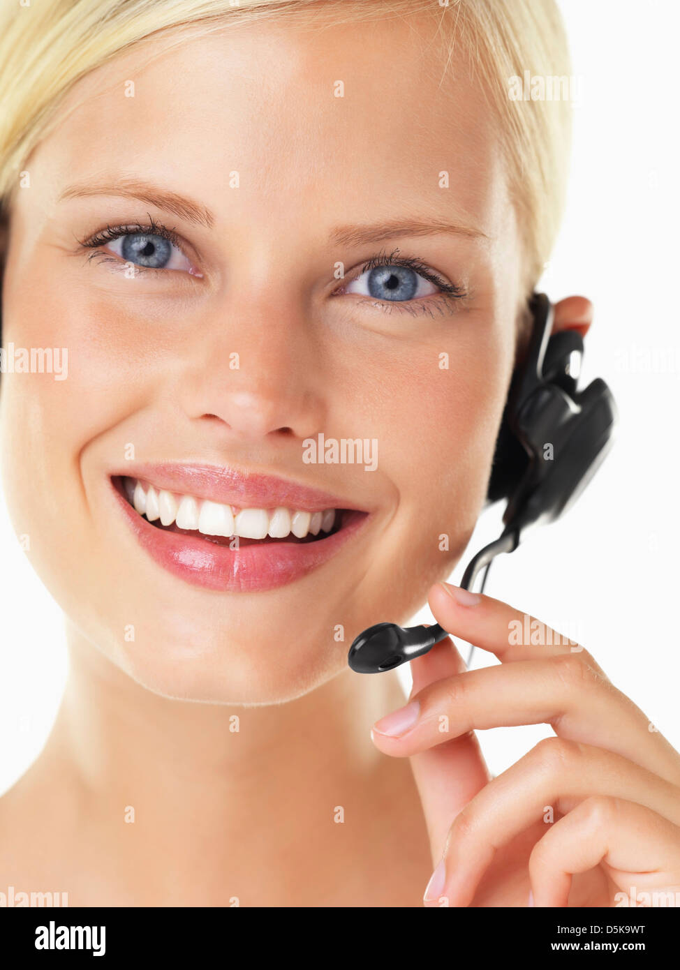 It employee at work wearing headset hi-res stock photography and images ...