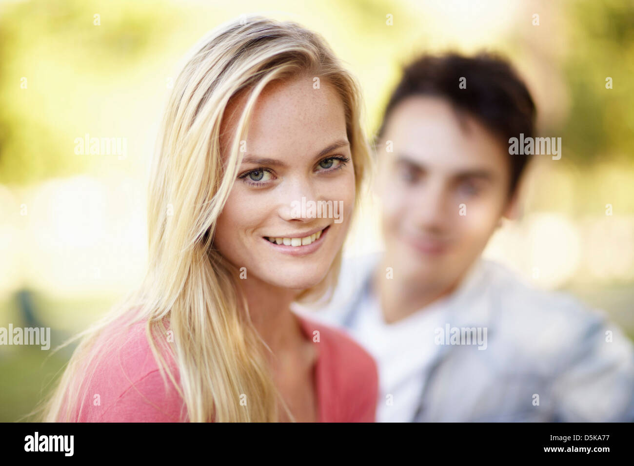 Portrait of young couple Stock Photo - Alamy