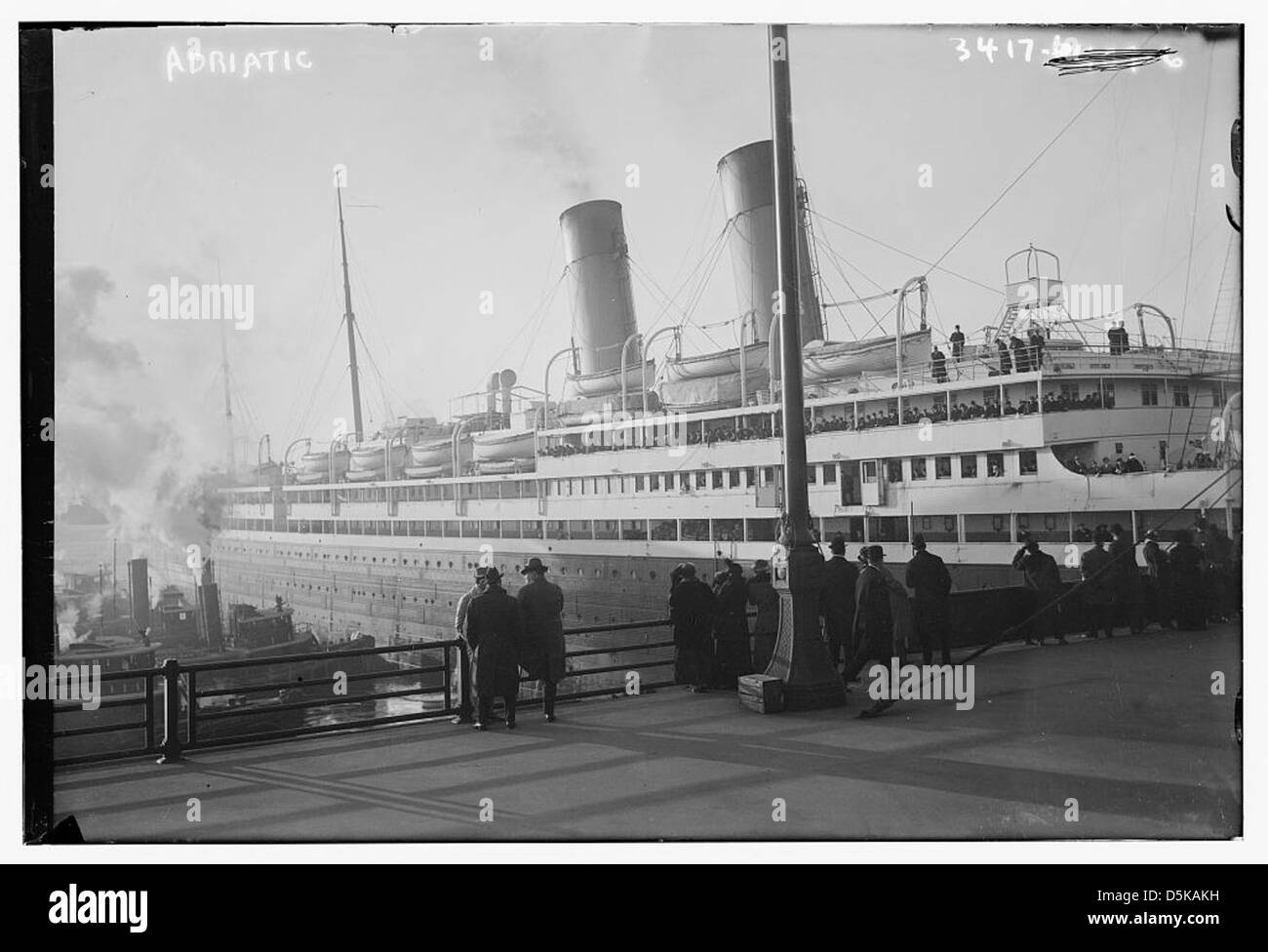 The RMS Adriatic was an ocean liner built by Harland & Wolff for the ...