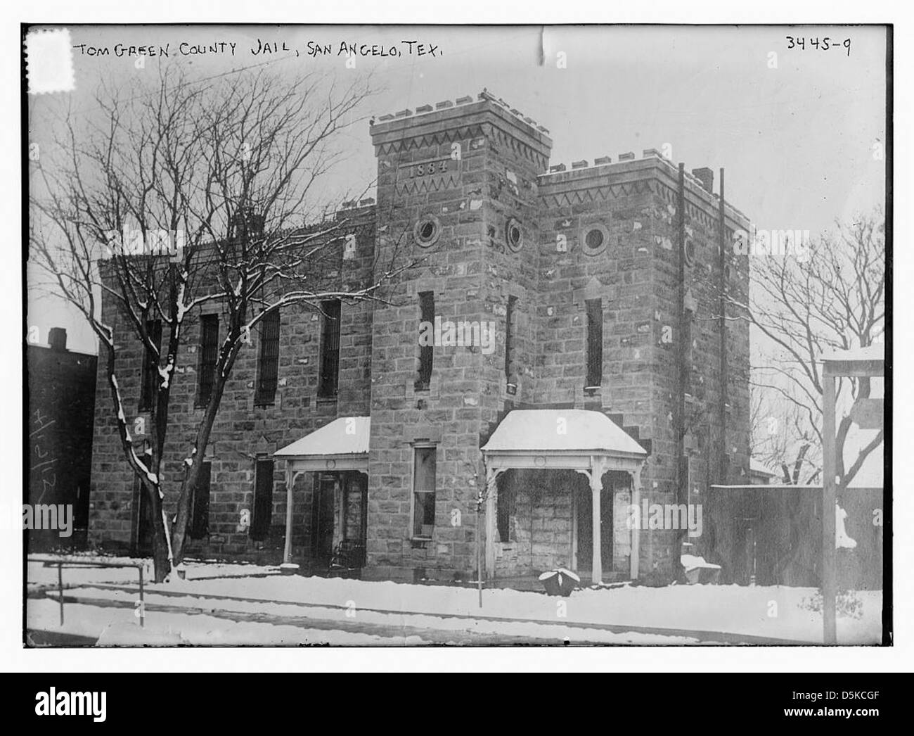 This photograph shows the Tom Green County Jail in San Angelo, Texas ...