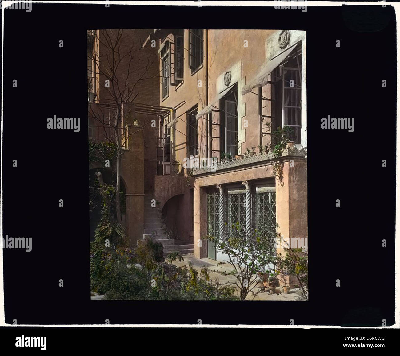 This photograph depicts the Charlotte Hunnewell Sorchan house located ...