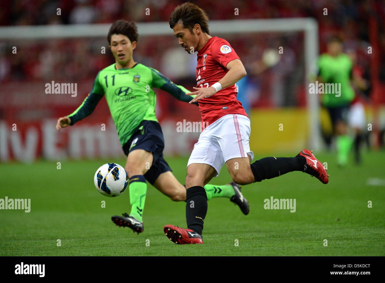 Yuki Abe (Reds), APRIL 3, 2013 - Football /Soccer : AFC Champions ...
