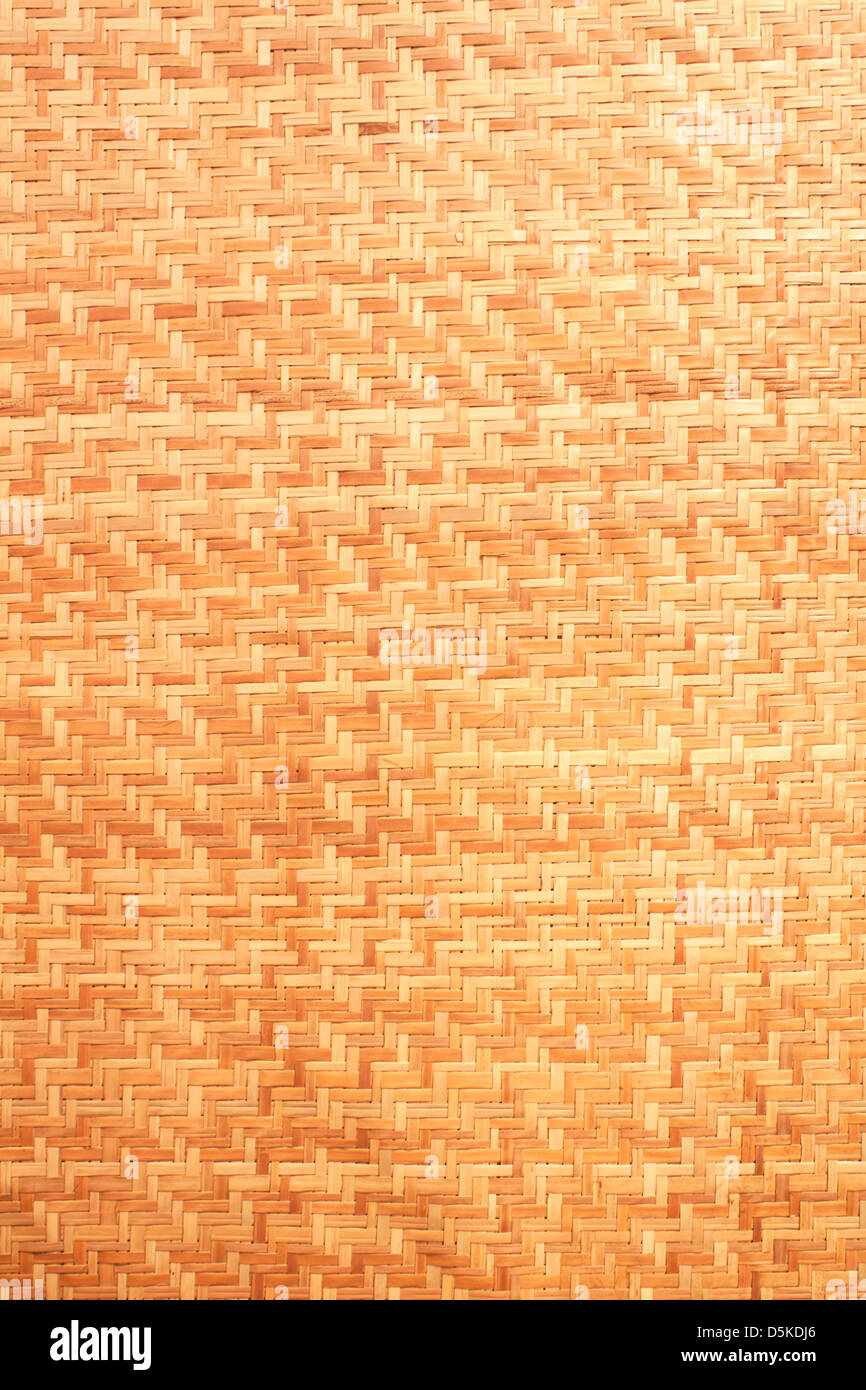 Woven rattan with natural patterns, vintage wall Stock Photo - Alamy
