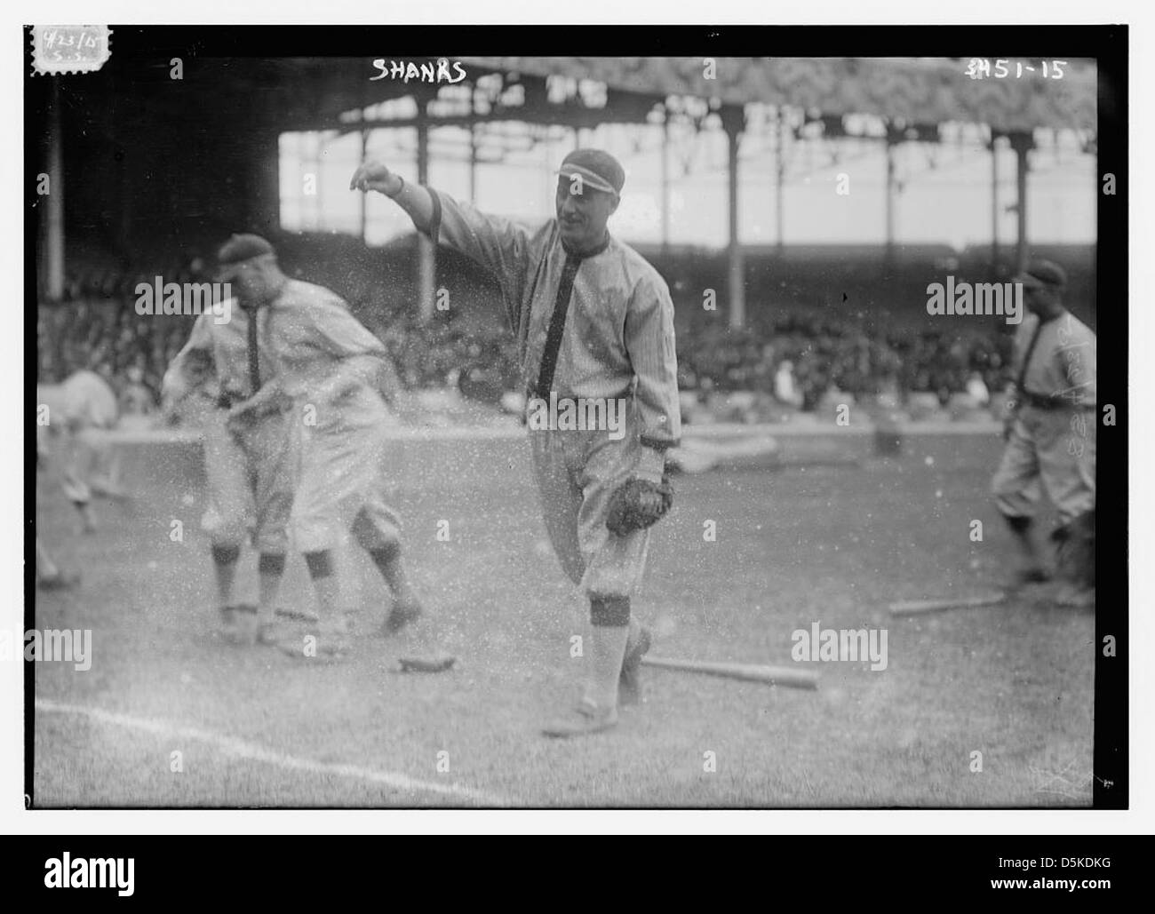 A photograph of Howie Shanks, a player for the Washington Senators ...