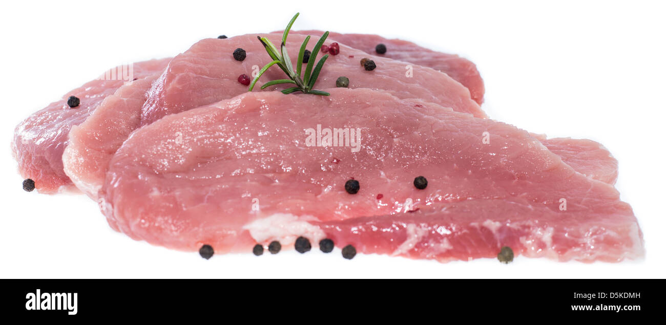 Close up raw beef cutlet Cut Out Stock Images & Pictures - Alamy