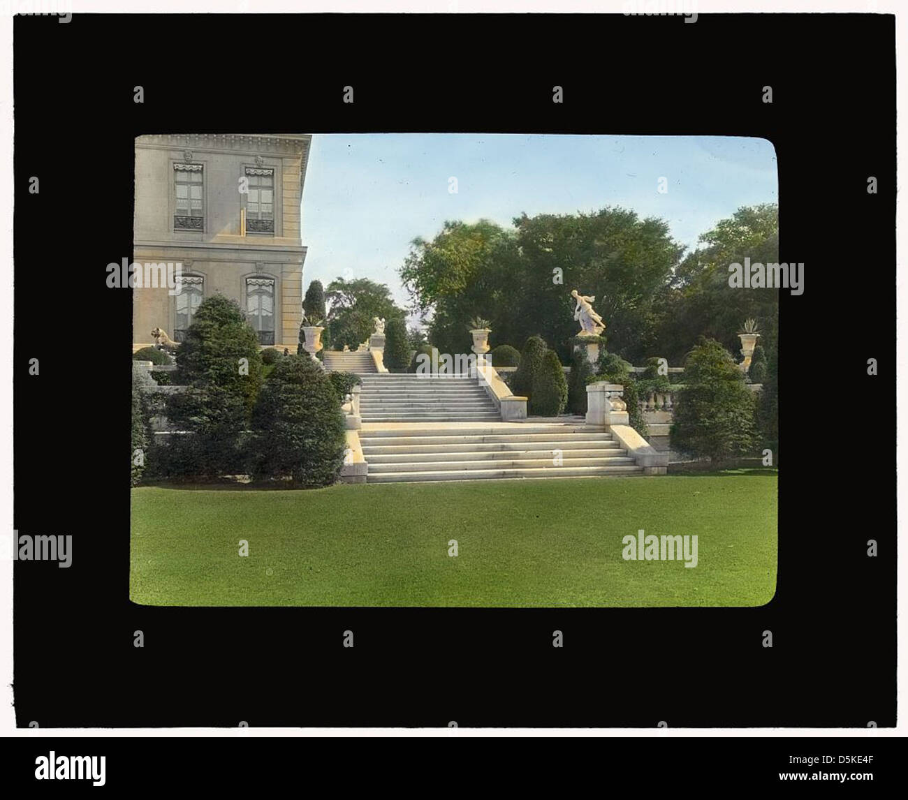 A photograph of 'The Elms,' the home of Edward Julius Berwind, located ...