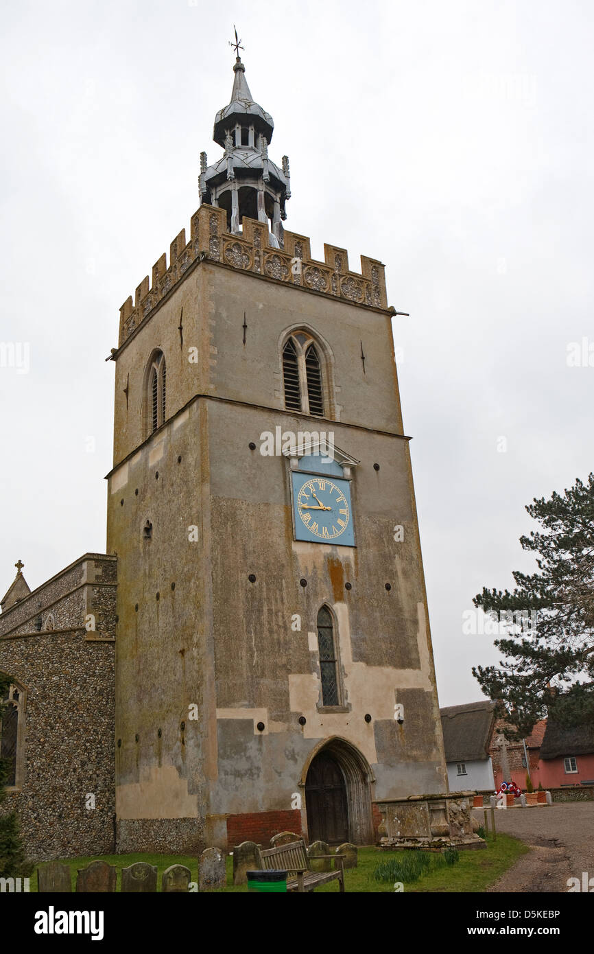 All Saints Church in Shipdham Norfolk Stock Photo - Alamy