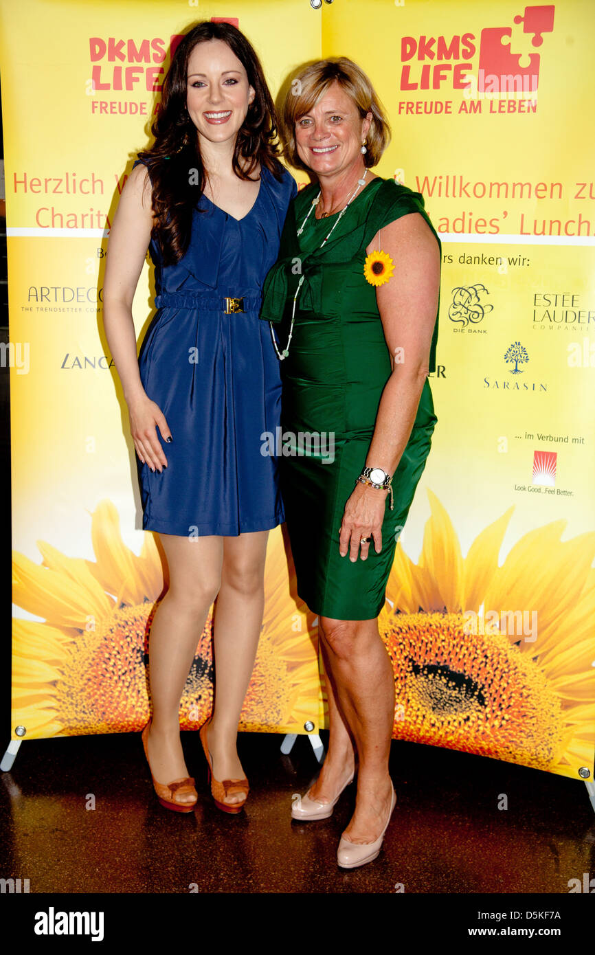 Jasmin Wagner and Claudia Rutt at DKMS Life Charity Ladies Lunch at Die ...