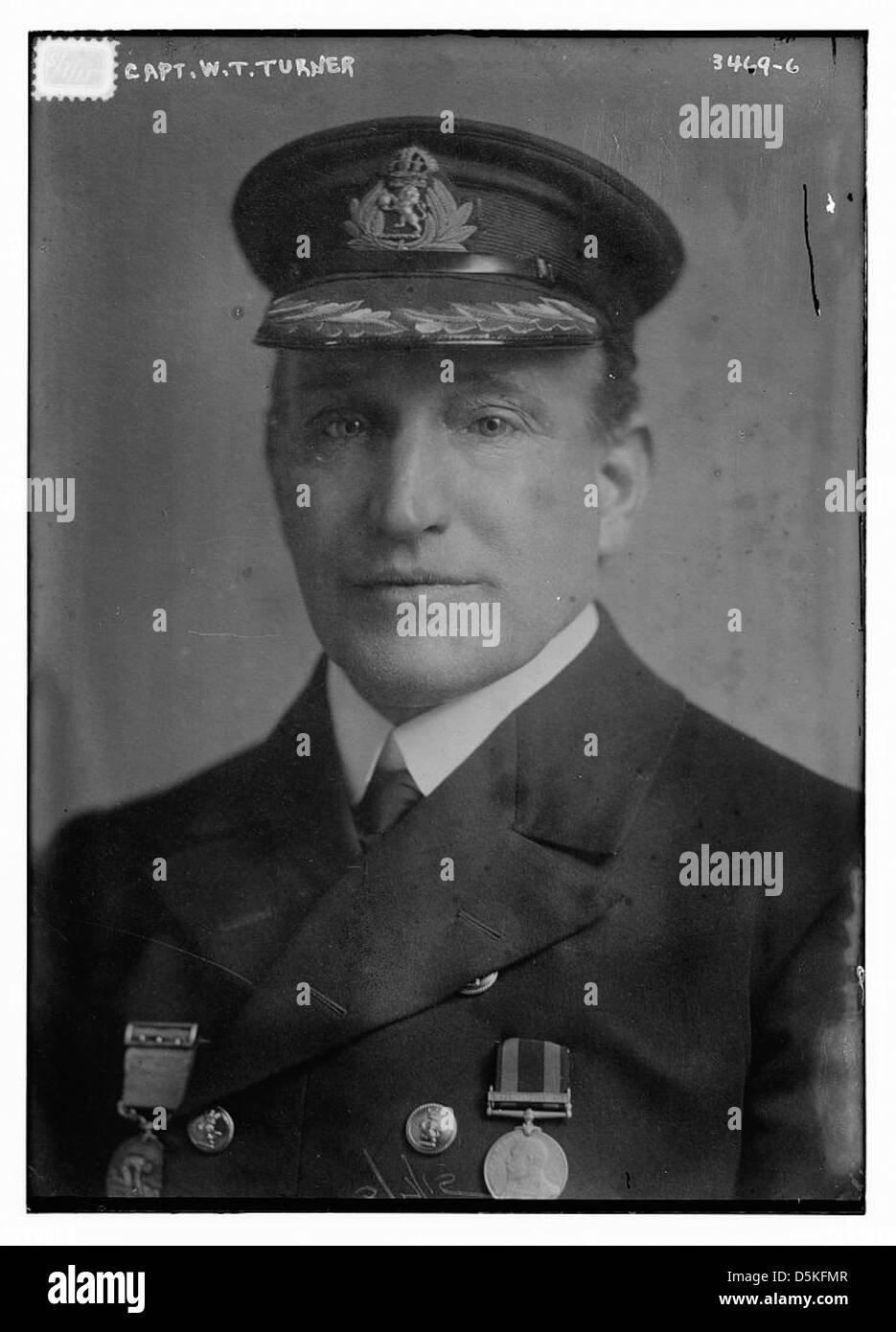 Captain William Thomas Turner is shown in this historical photograph ...