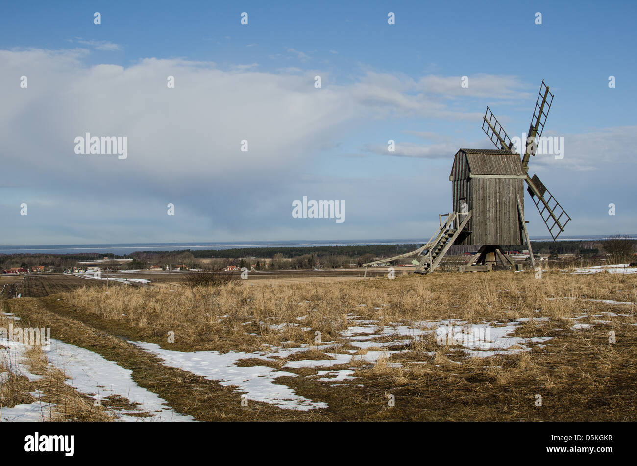 Windmill on a hill hi-res stock photography and images - Alamy