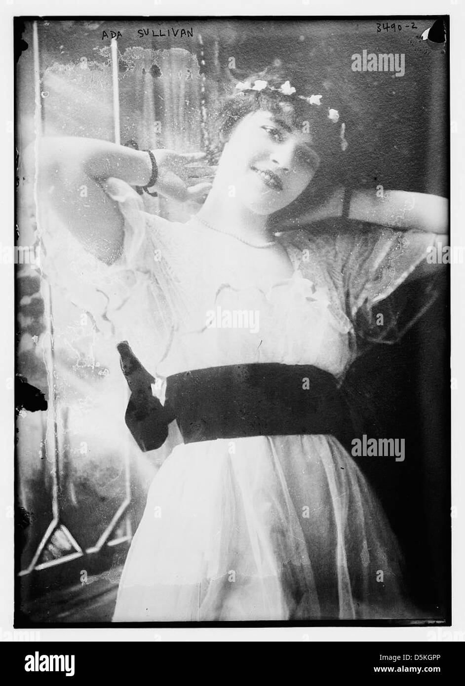 A portrait of Ada Sullivan, capturing her youthful appearance with a ...