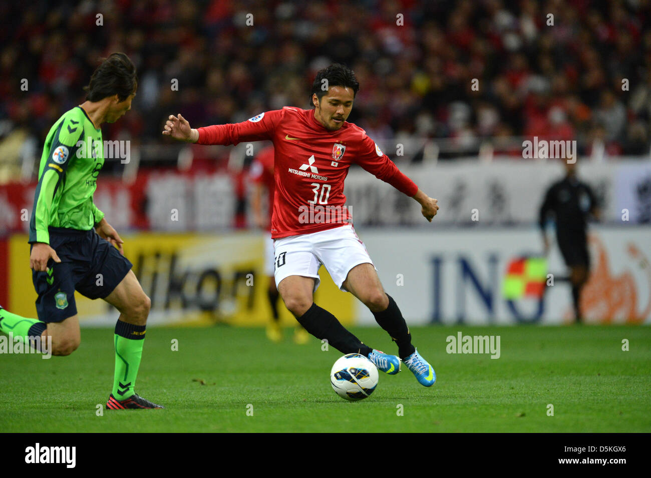 Shinzo Koroki (Reds), APRIL 3, 2013 - Football /Soccer : AFC Champions ...