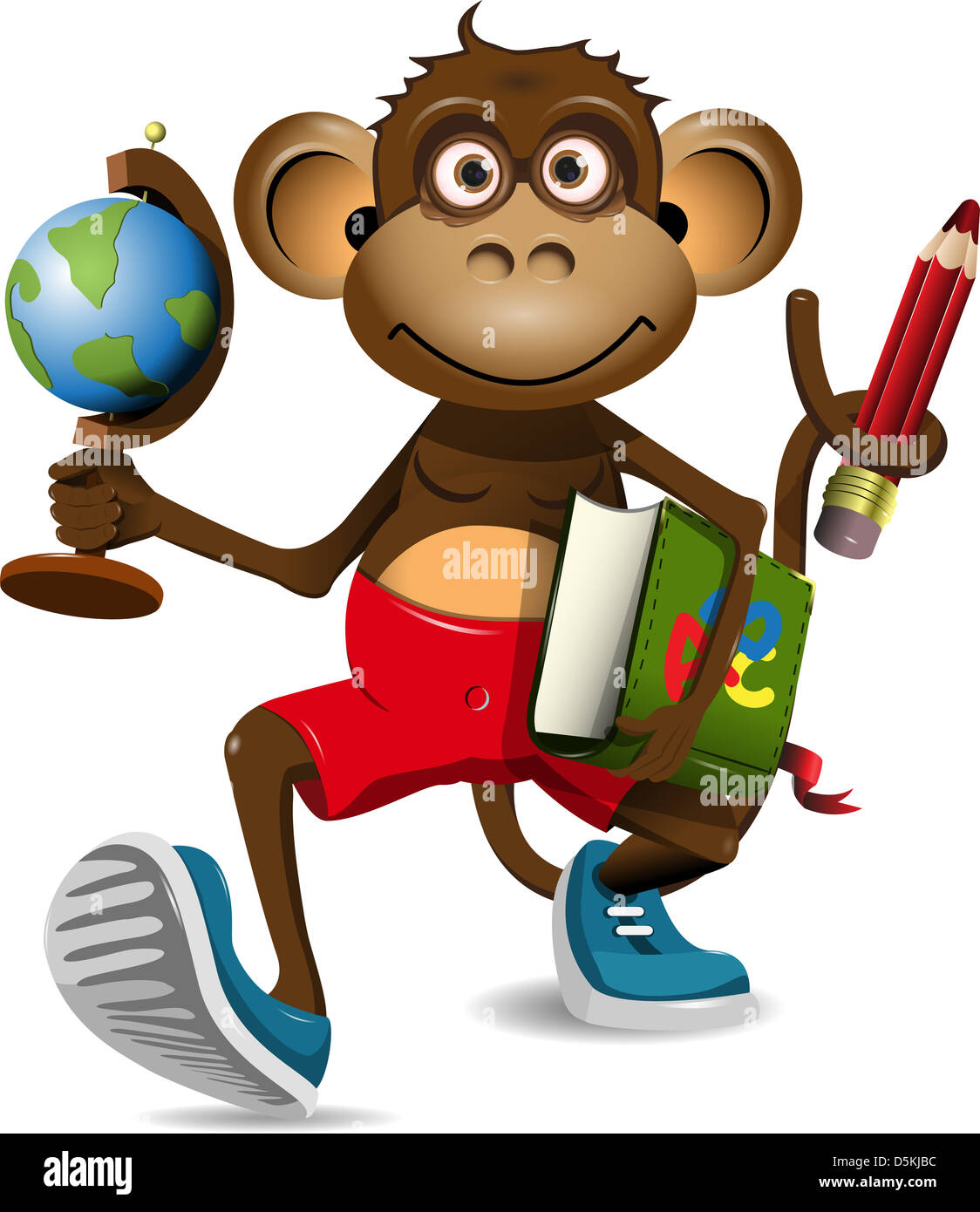 Monkey student hi-res stock photography and images - Alamy
