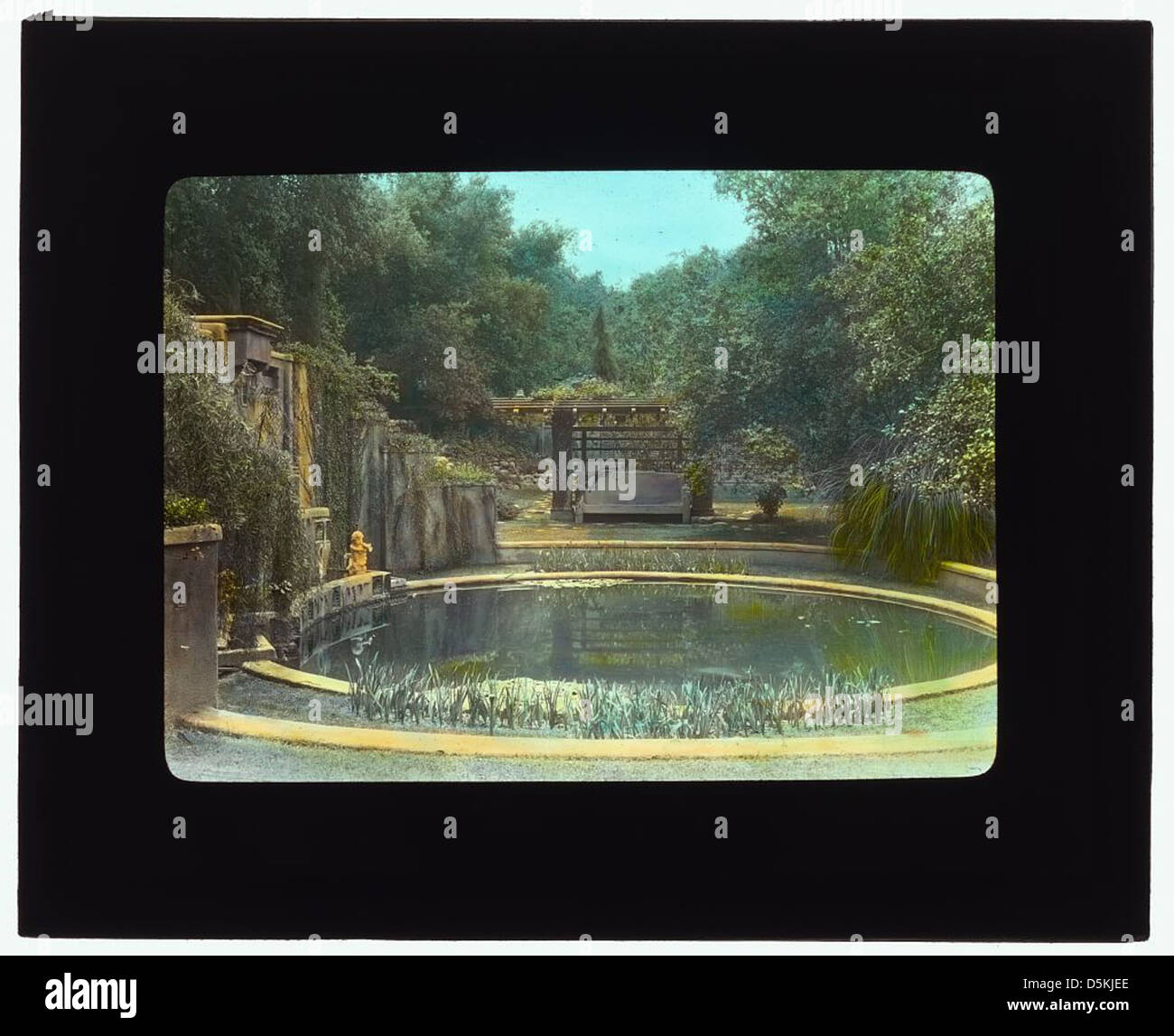 This photograph captures the 'Il Paradiso' house, the residence of Mrs ...