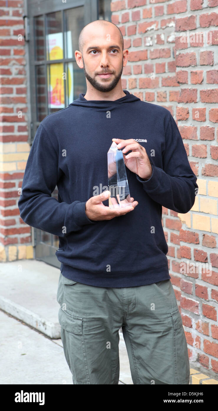 Yannick Bonica at the 21st annual German Camera Awards (Deutscher ...