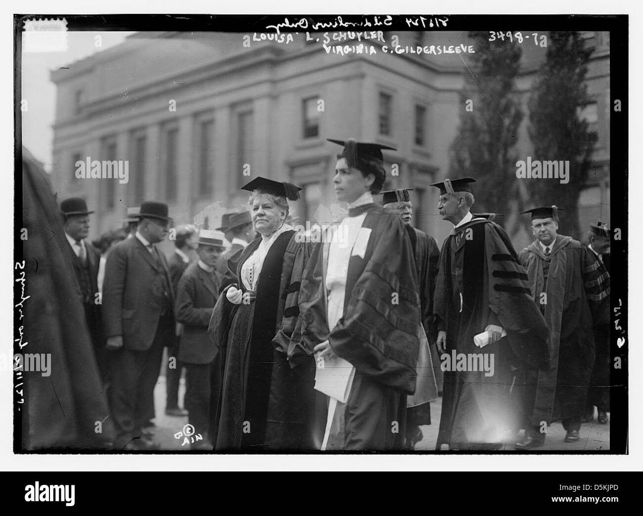 A historical image of Louis L. Schuyler and Virginia C. Gildersleeve ...