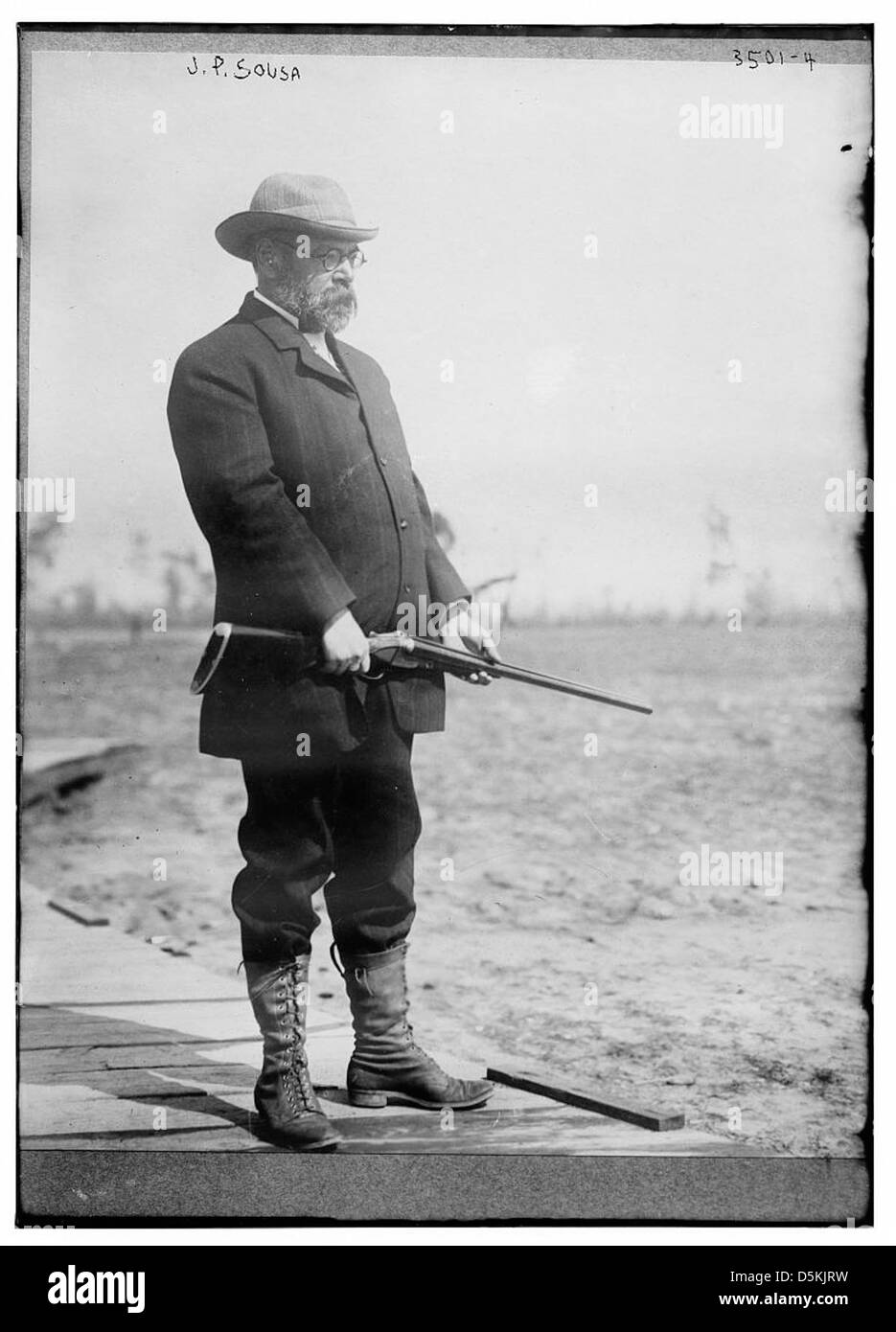 John Philip Sousa, known as 'The March King,' is shown in a portrait ...
