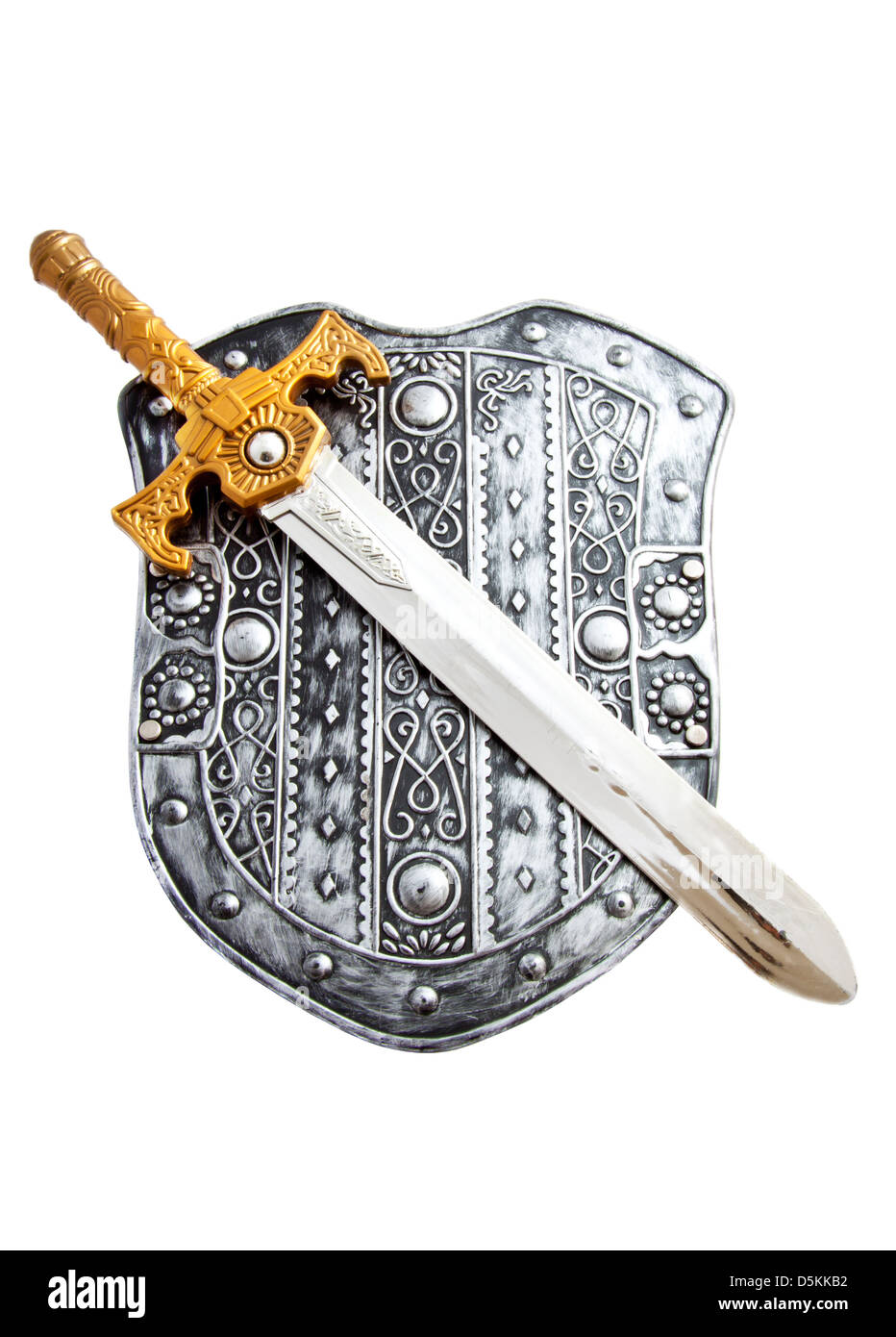 Viking sword gold silver Cut Out Stock Images & Pictures - Alamy