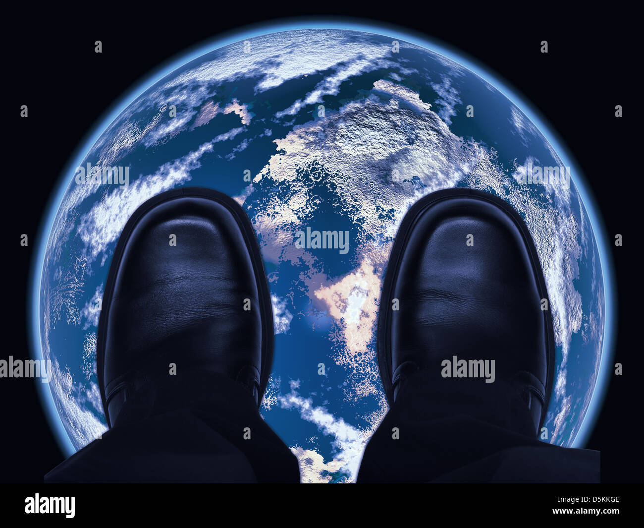 On Top of the World Stock Photo - Alamy