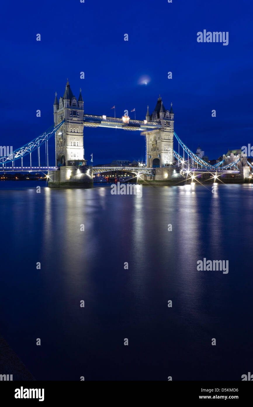 Tower Bridge is a historic bascule lifting bridge on the River Thames ...