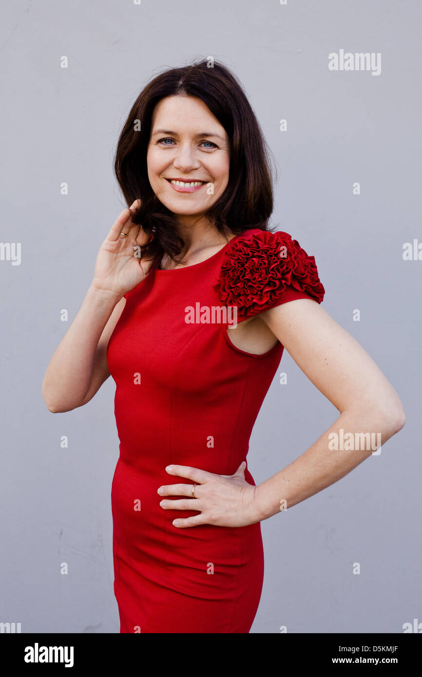 Patricia Schaefer at a photocall for a "Verbotene Liebe" TV special ...