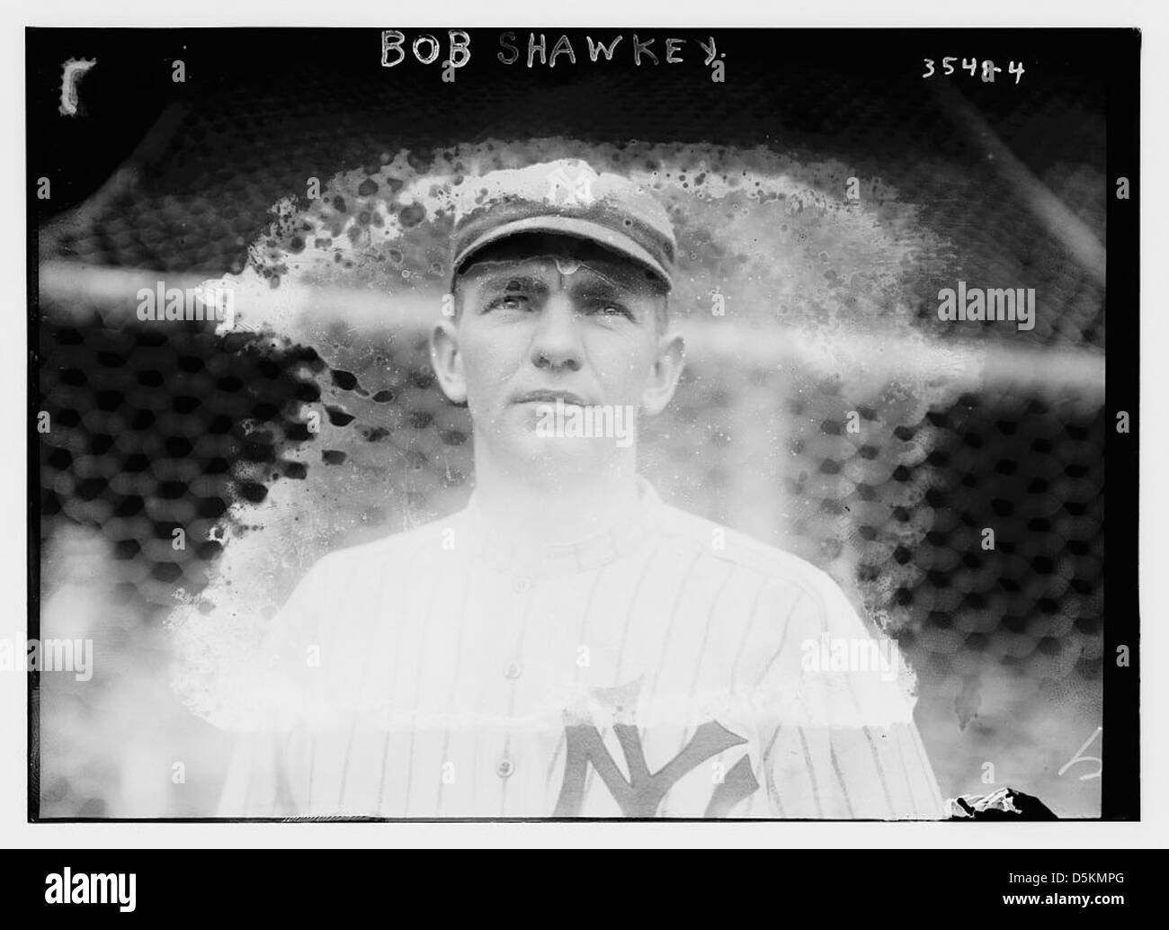 A photograph of Bob Shawkey, a baseball player from the New York ...