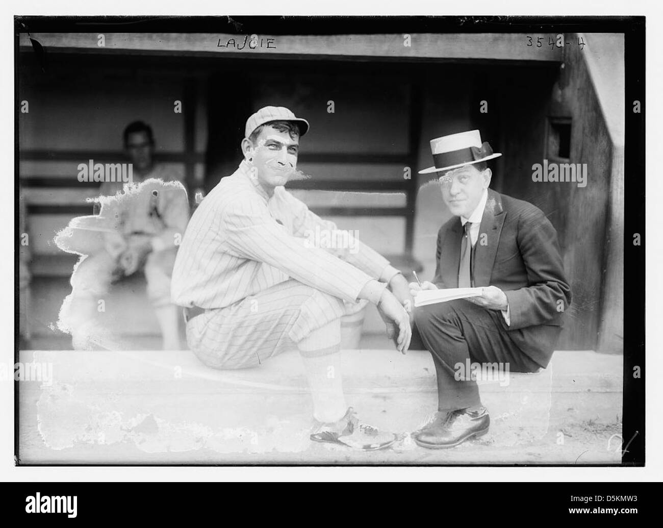 This image depicts Nap Lajoie, a prominent baseball player for the ...