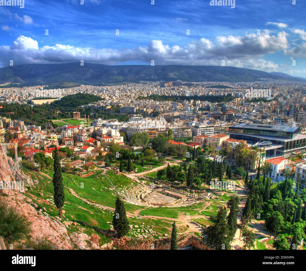 Theatre of dionysus in ancient athens hi-res stock photography and ...