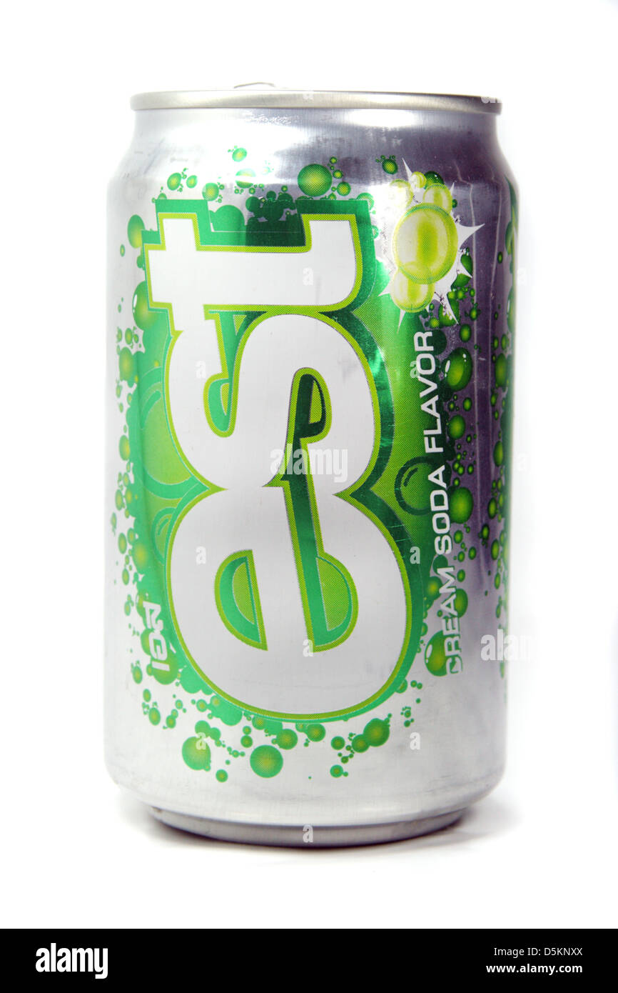 Thai drink , EST cream soda flavor Stock Photo - Alamy