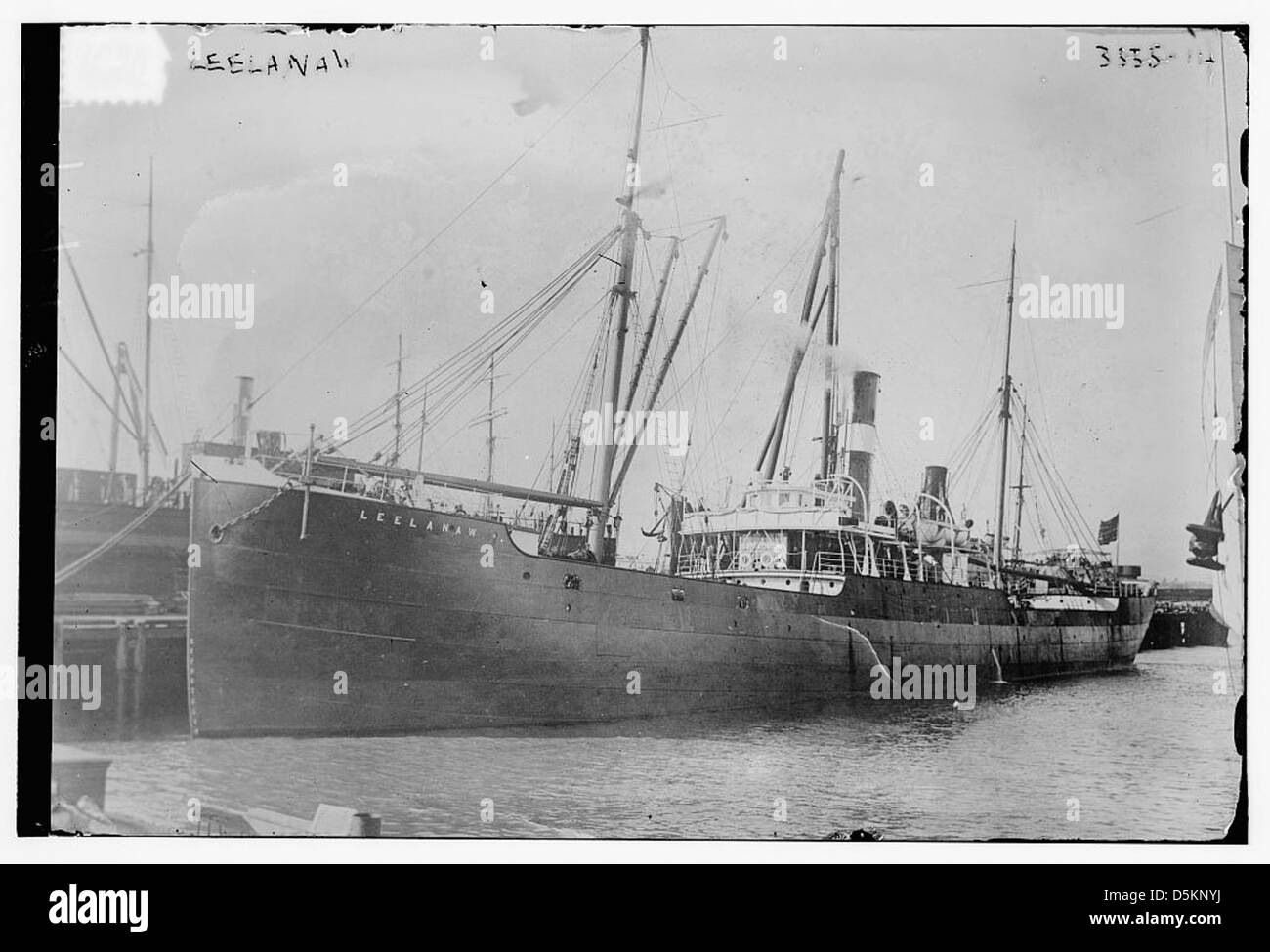 This image shows the vessel named Leelanaw. The photograph documents a ...
