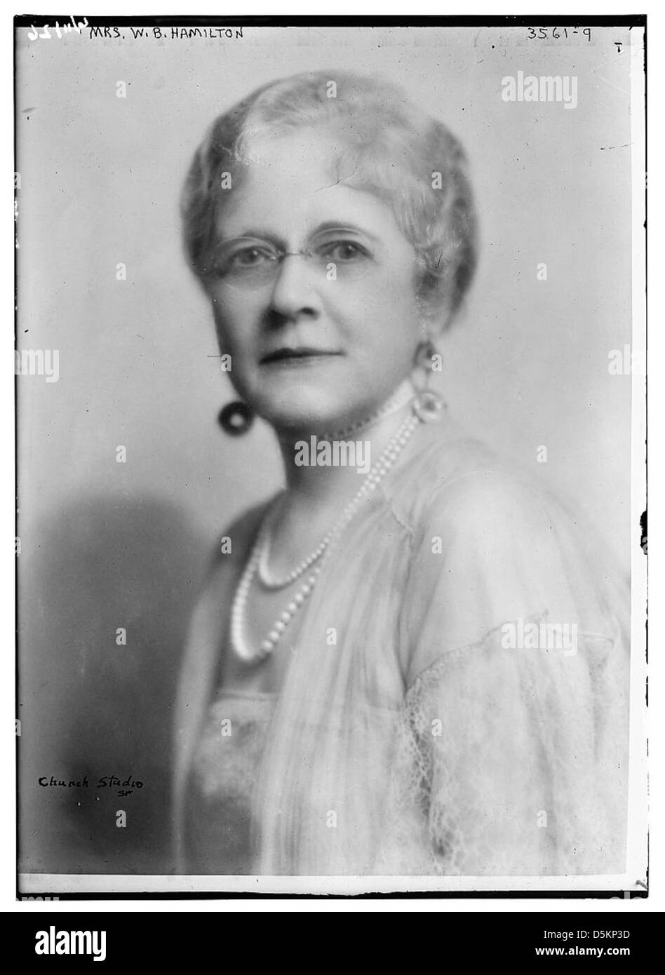 A photograph of Mrs. W.B. Hamilton in 1926 during her involvement in ...