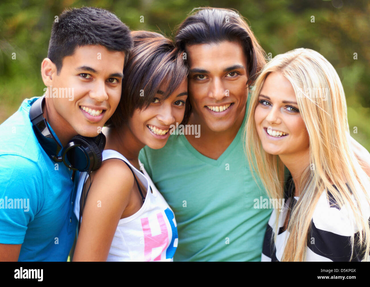 Portrait of friends Stock Photo - Alamy