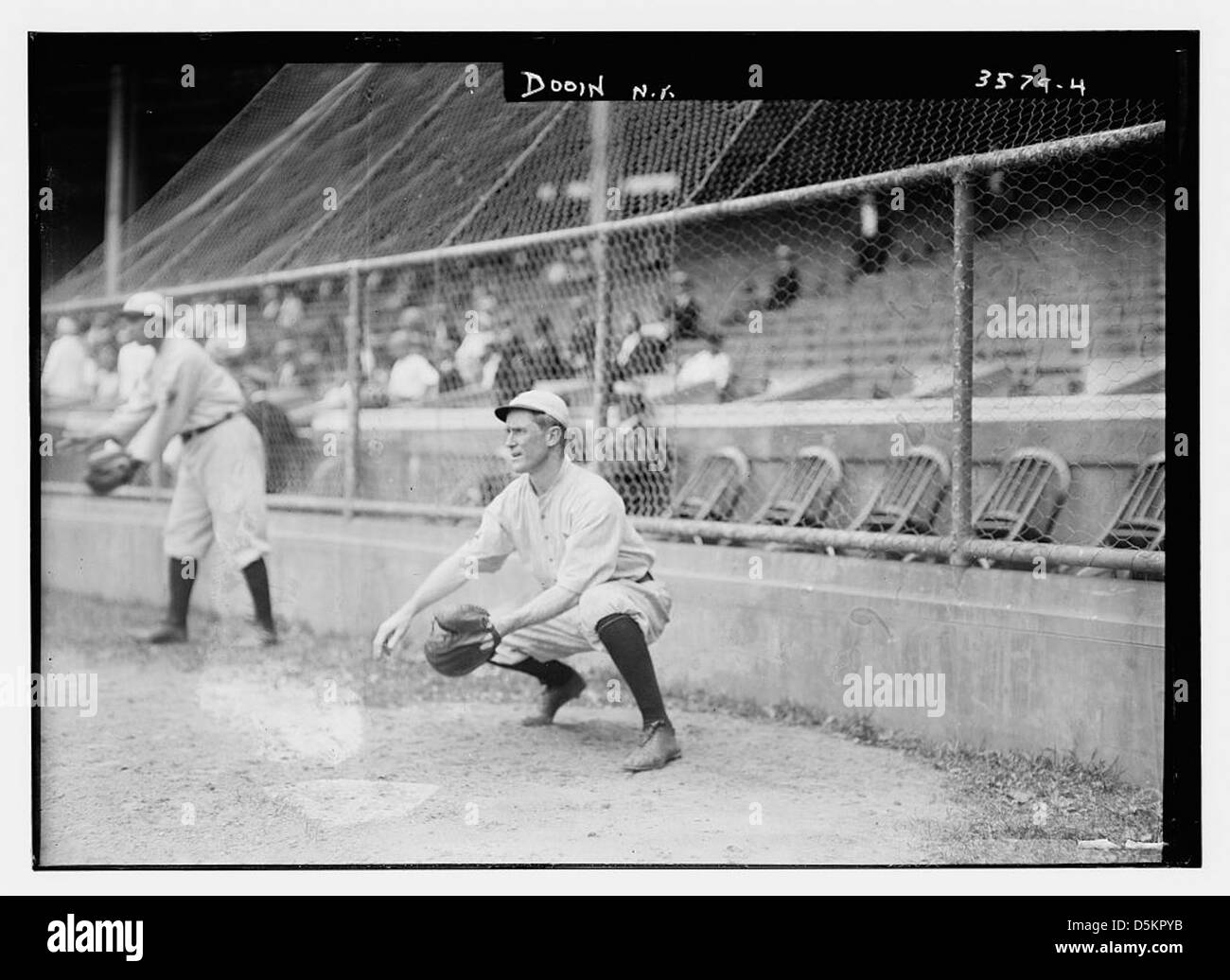 This image features Red Dooin, a baseball player for the New York ...
