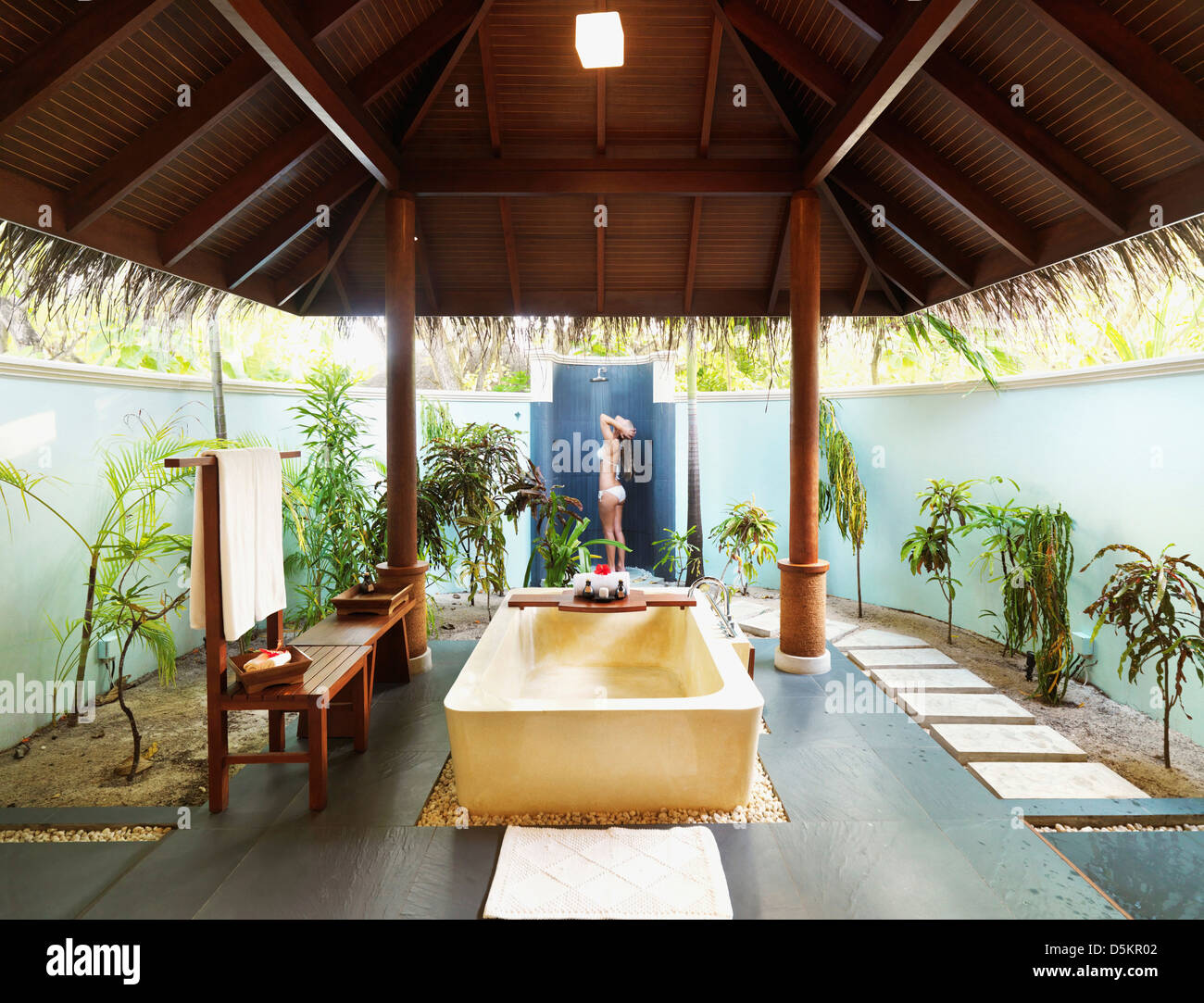 Bathroom jacuzzi hi-res stock photography and images - Alamy