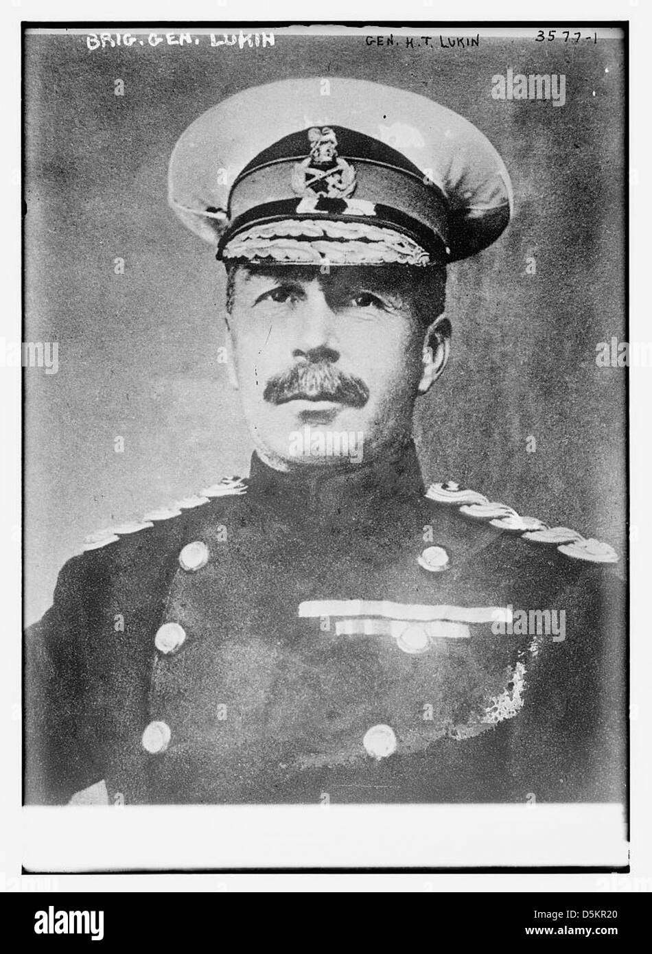 A portrait of General H.T. Lukin, an important figure in military ...
