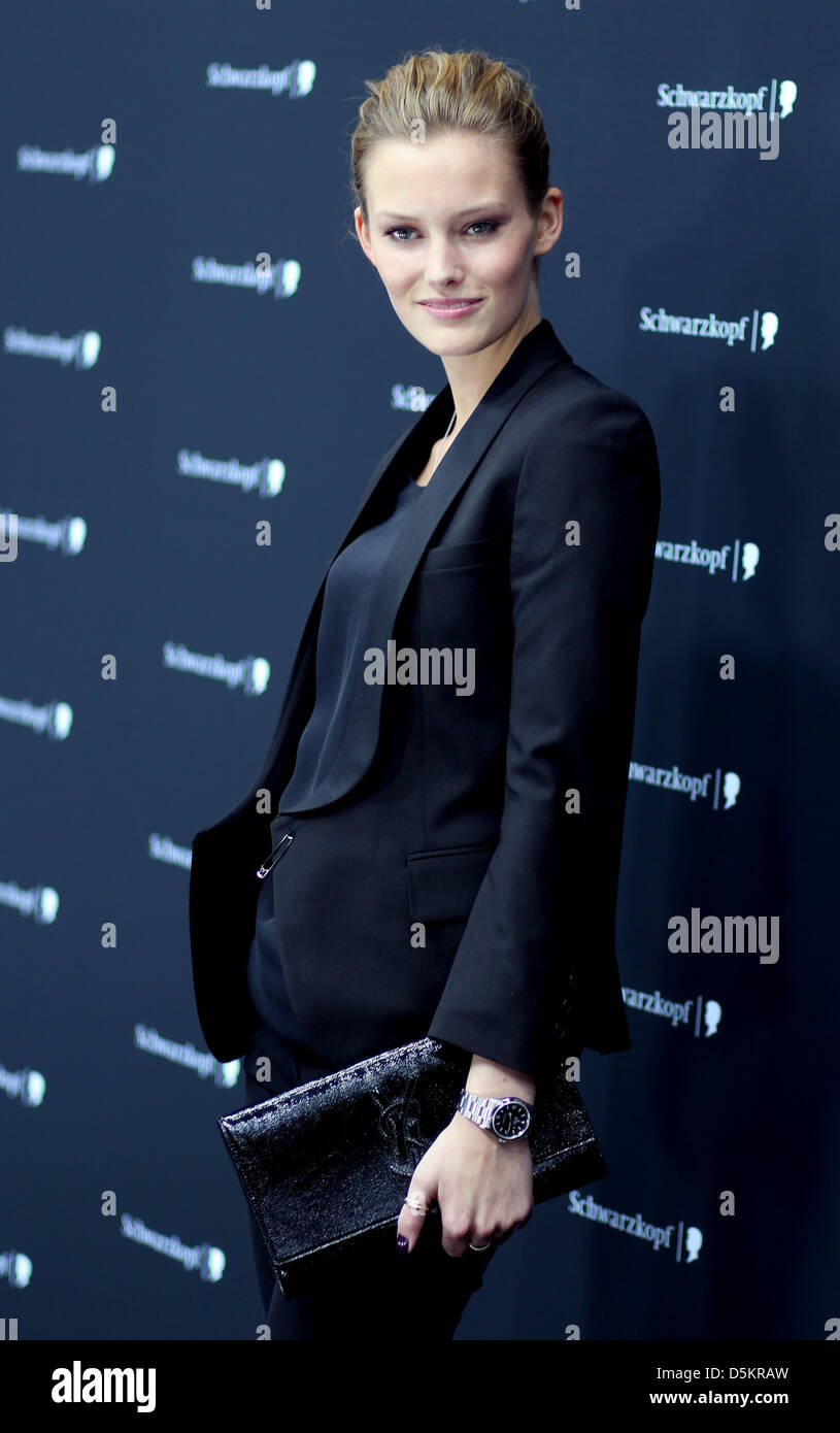 Charlotte Cordes the grand opening of hair care company Schwarzkopf's ...