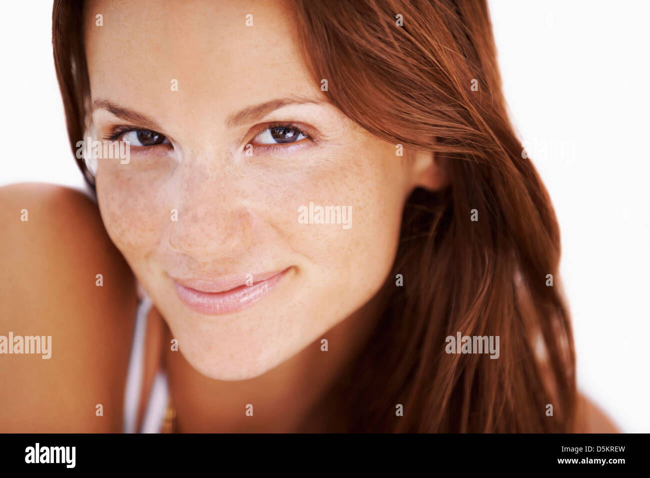 Smiling woman face hi-res stock photography and images - Alamy