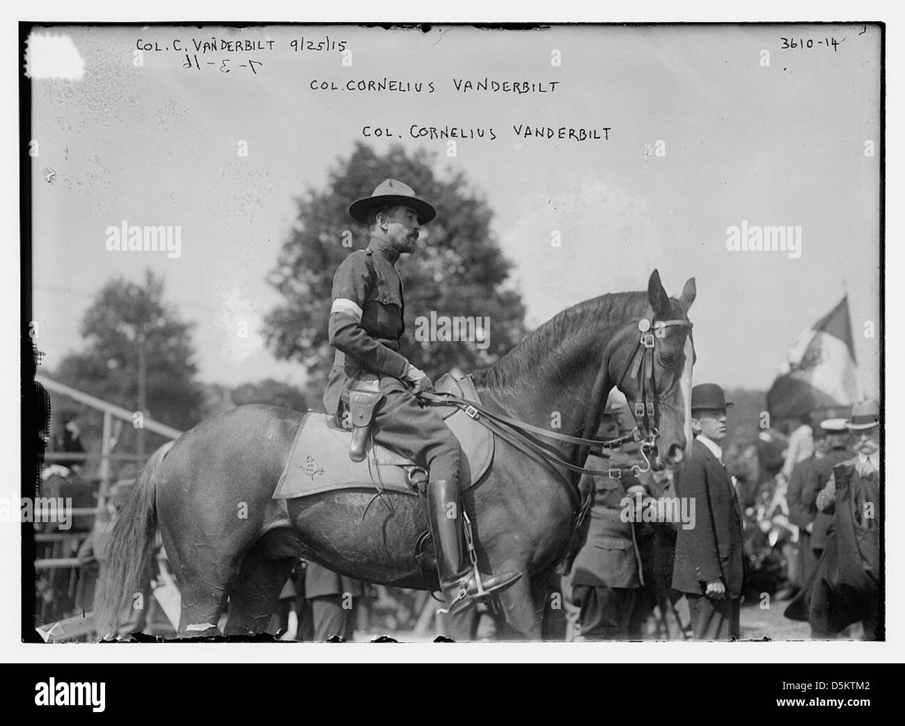 A portrait of Colonel Cornelius Vanderbilt, a military officer, in ...