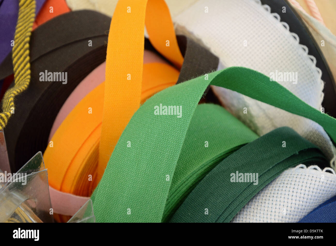Ribbon for clothing Stock Photo - Alamy