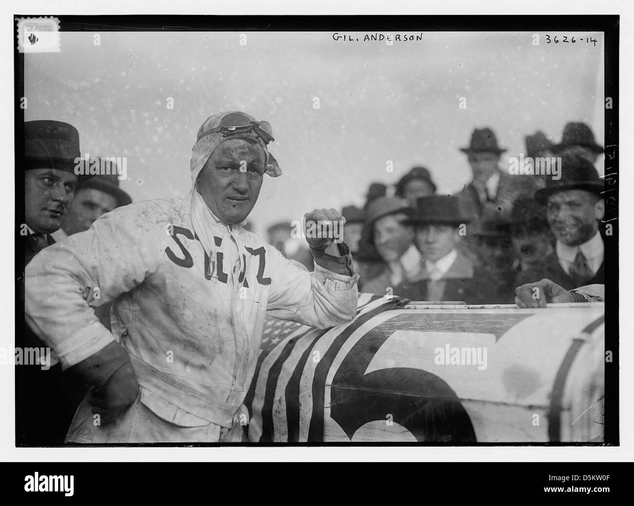 Gil Anderson, a racing driver from Norway, is seen competing in the ...