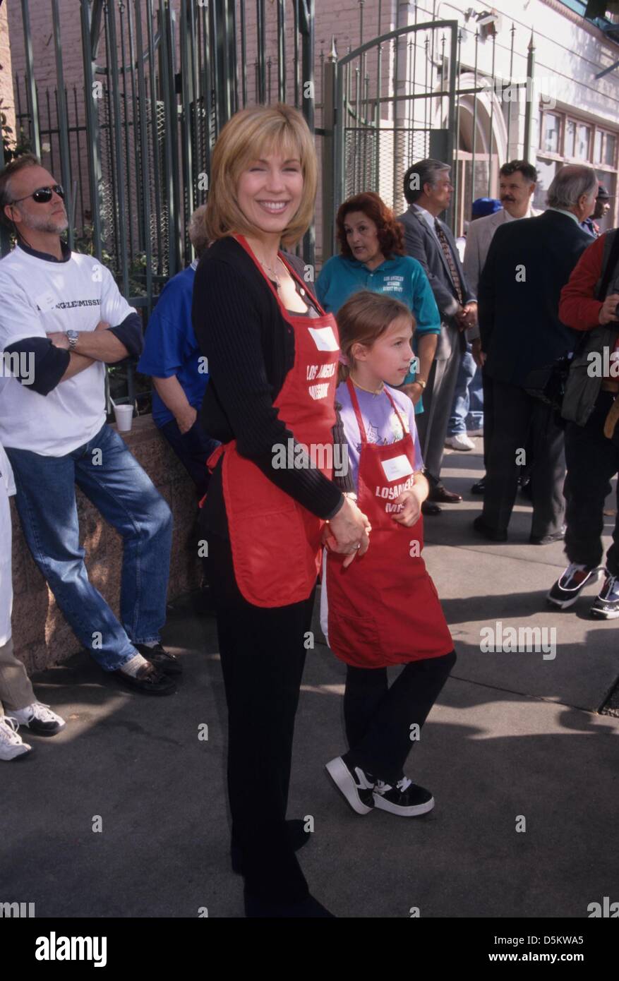LEEZA GIBBONS with daughter Alexandra (''Lexi'').Los Angeles Mission ...