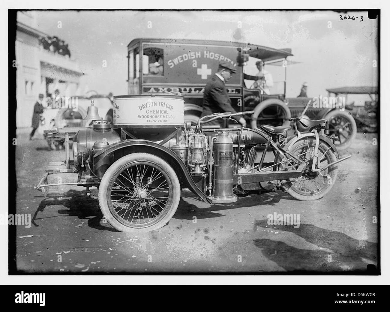 The Dayton Tri-Car Chemical Engine, captured in this photograph, is an ...