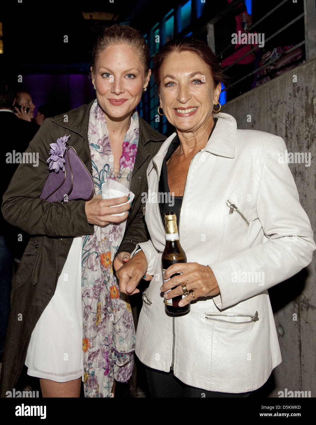 Daniela Ziegler and guest at Tele 5 Director's Cut at Praterinsel ...