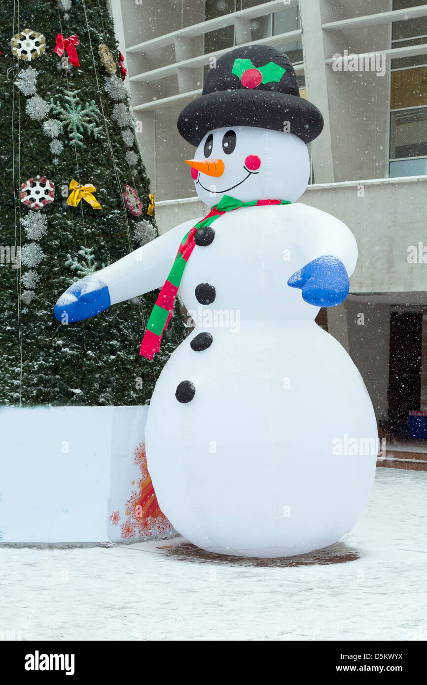 Snowman and hat hi-res stock photography and images - Alamy