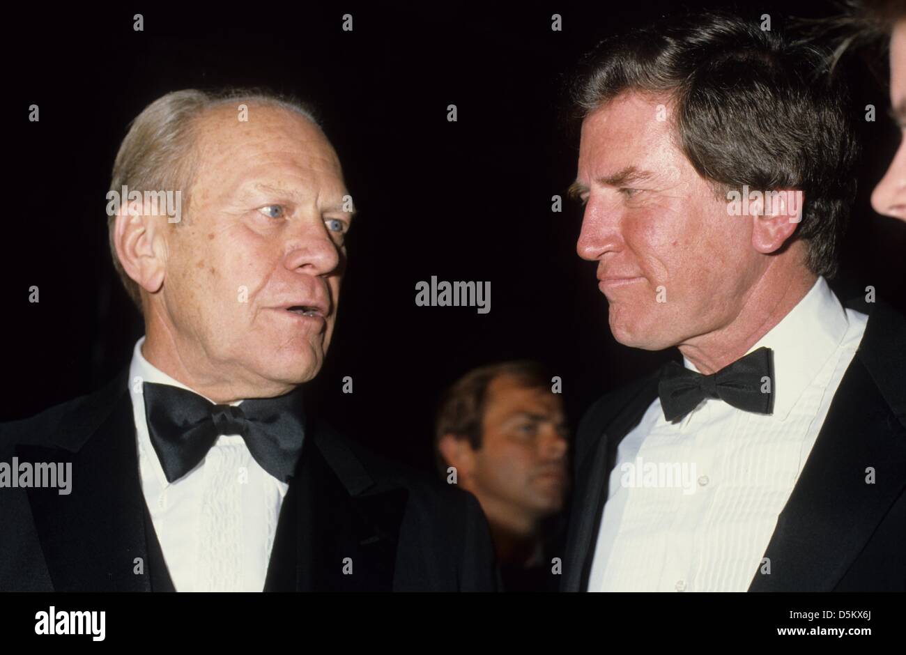 GARY HART with Gerald Ford.f0111.Supplied by Photos, inc.(Credit Image ...