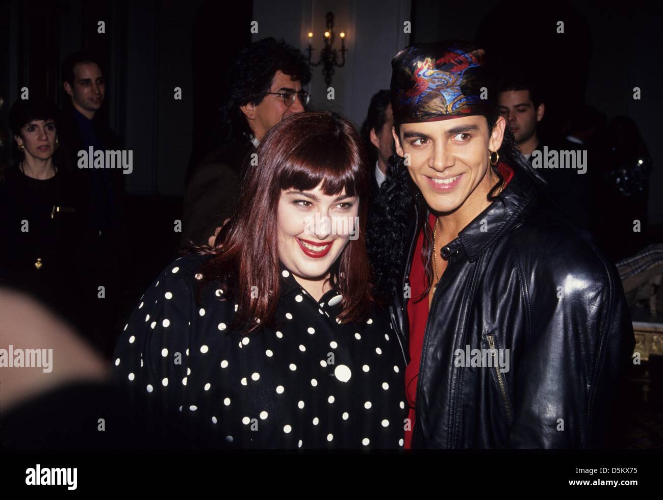 GERARDO with Carnie Wilson.Pre Grammy party 1991.l1150.Latin rapper and ...