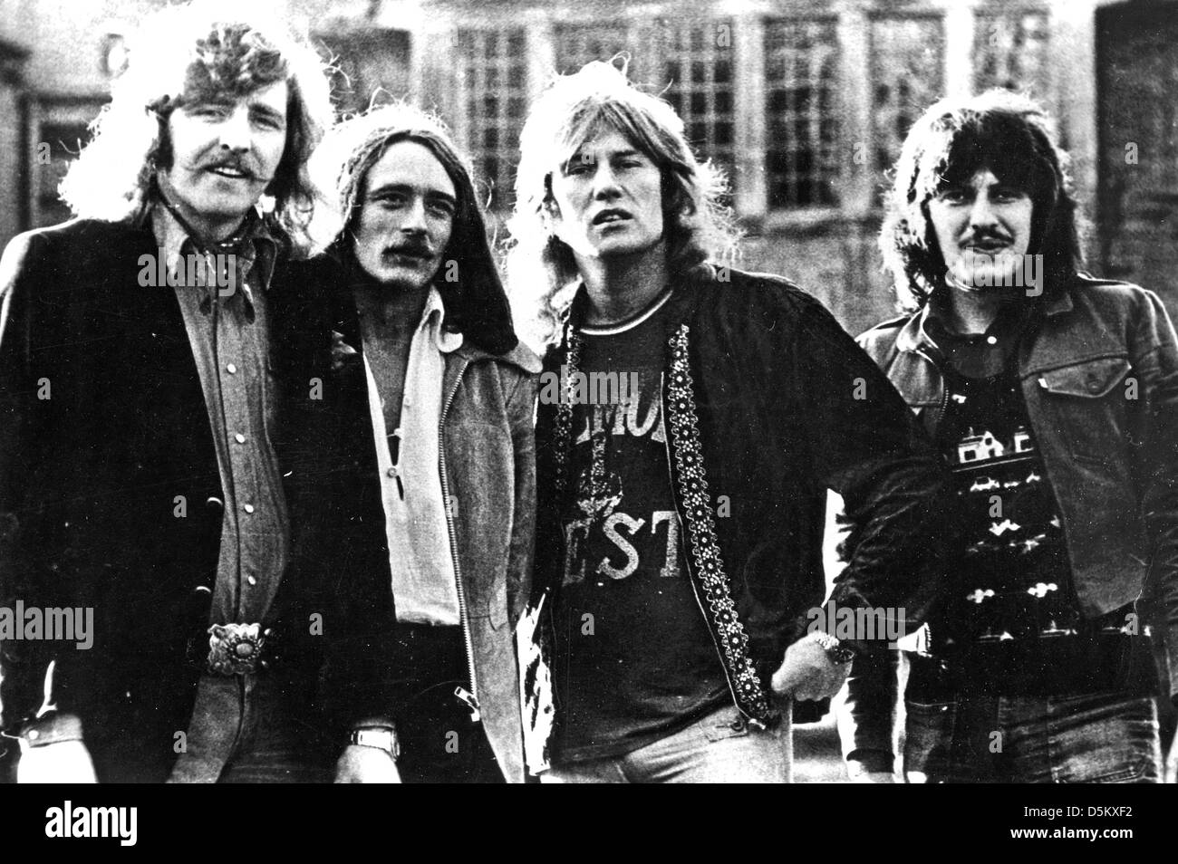 TEN YEARS AFTER Promotional photo of UK Blues-Rock group about 1975 ...