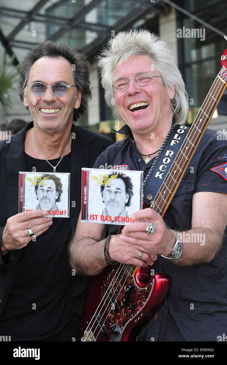 Hugo Egon Balder and Uli Salm at "Ist das schoen" record release party ...